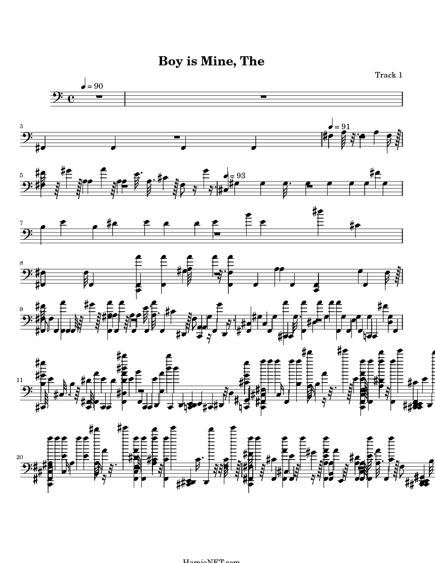 The Boy is Mine Sheet Music - The Boy is Mine Score • HamieNET.com